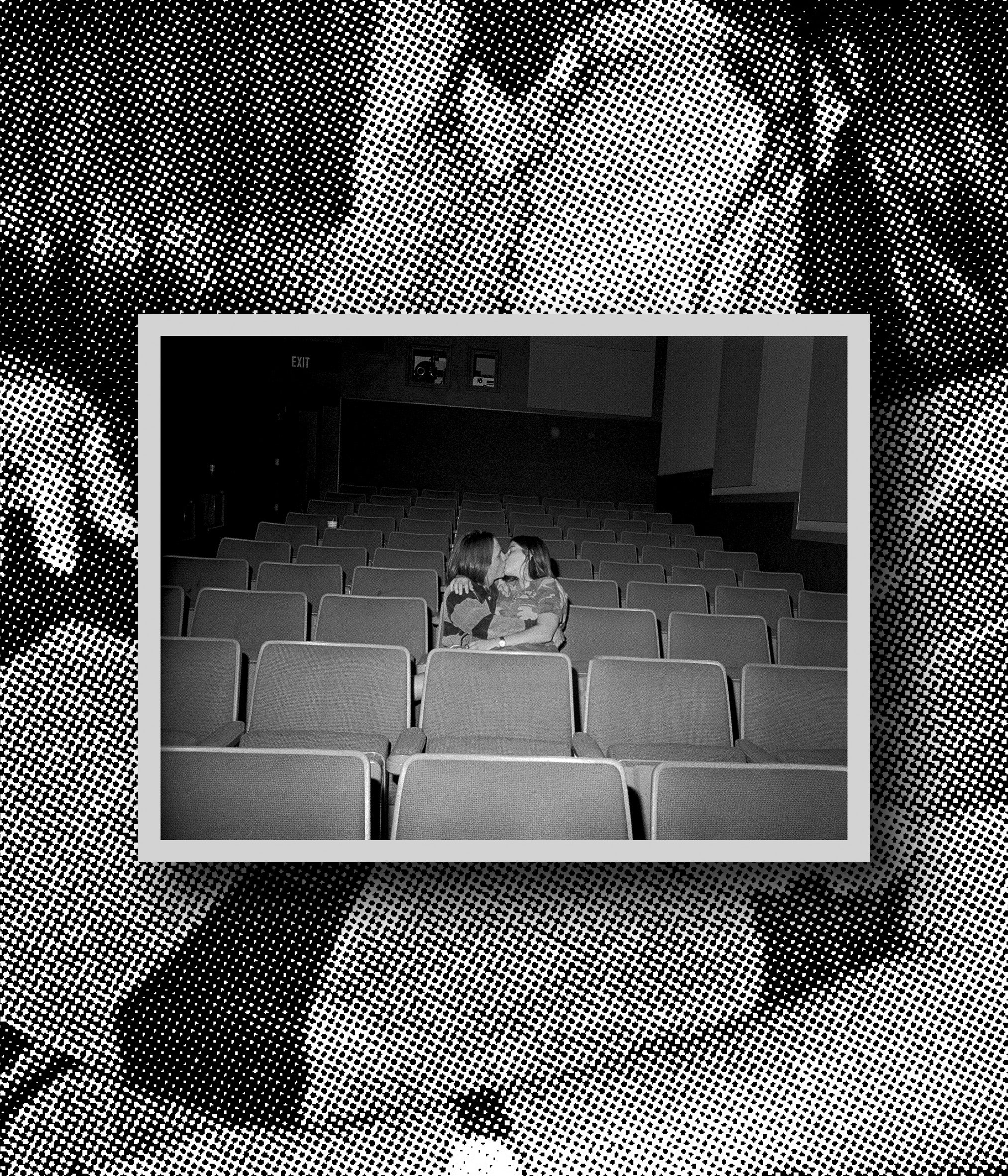 "Kissing in Theater" Screen Print – TBW Books